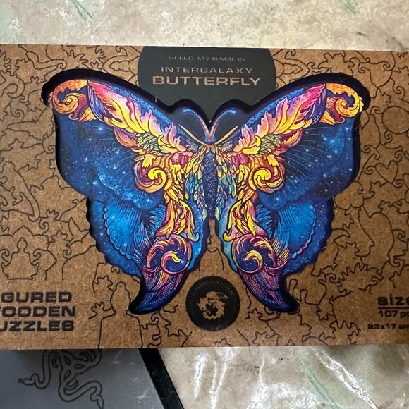 Unidragon | Games | Unidragon Intergalaxy Butterfly Figured Wooden ...